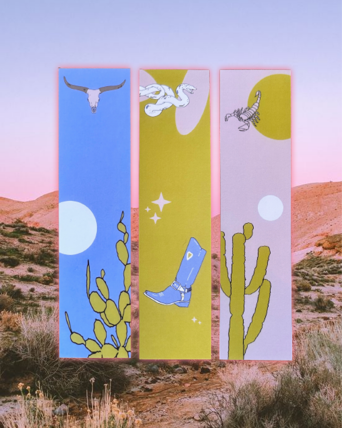 GIDDY UP BOOKMARK SET | The Little Avocado