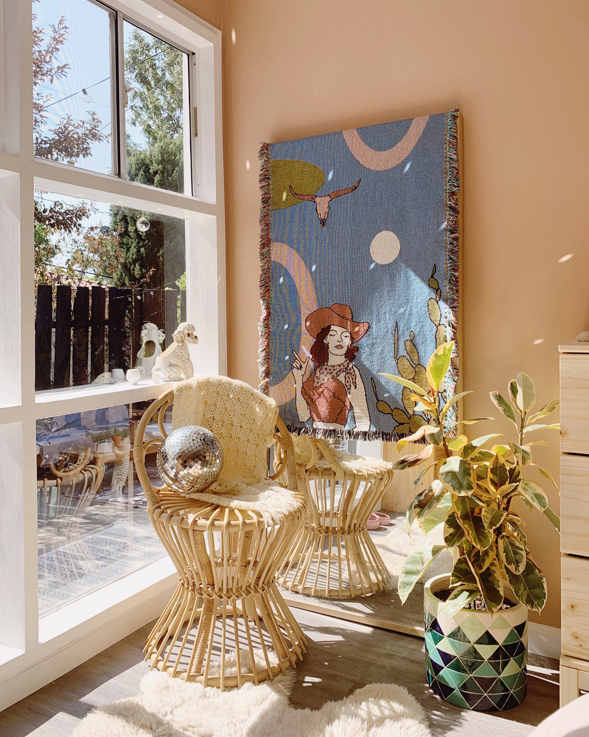 SALOON SANDY SKINNY THROW | The Little Avocado