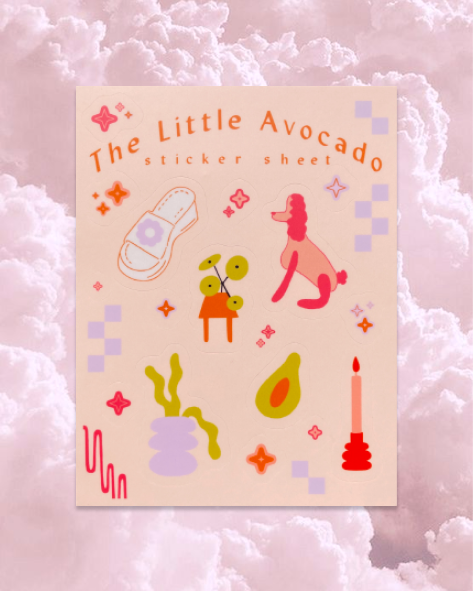 Abode Sticker Sheet | The Little Avocado