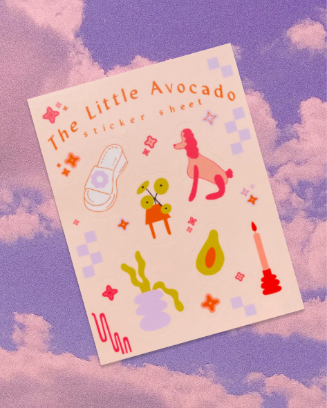 Abode Sticker Sheet | The Little Avocado