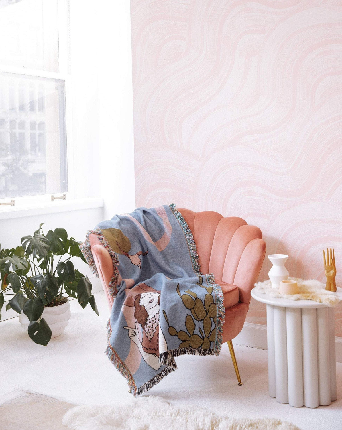 SALOON SANDY SKINNY THROW | The Little Avocado